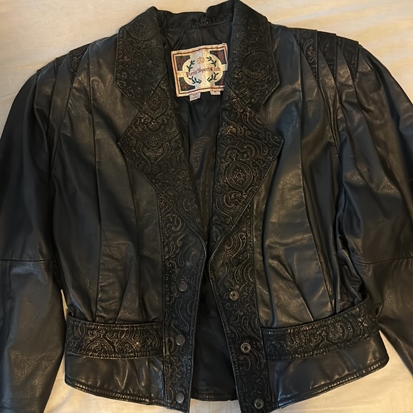 Paris Sport Club | Jackets & Coats | Vintage Leather Jacket | Poshmark